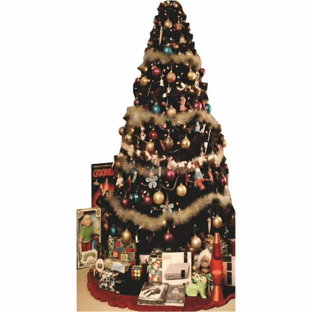 SP13577 Nostalgic 80s Kid Christmas Tree Gift Toy Game Cardboard Cutout ...