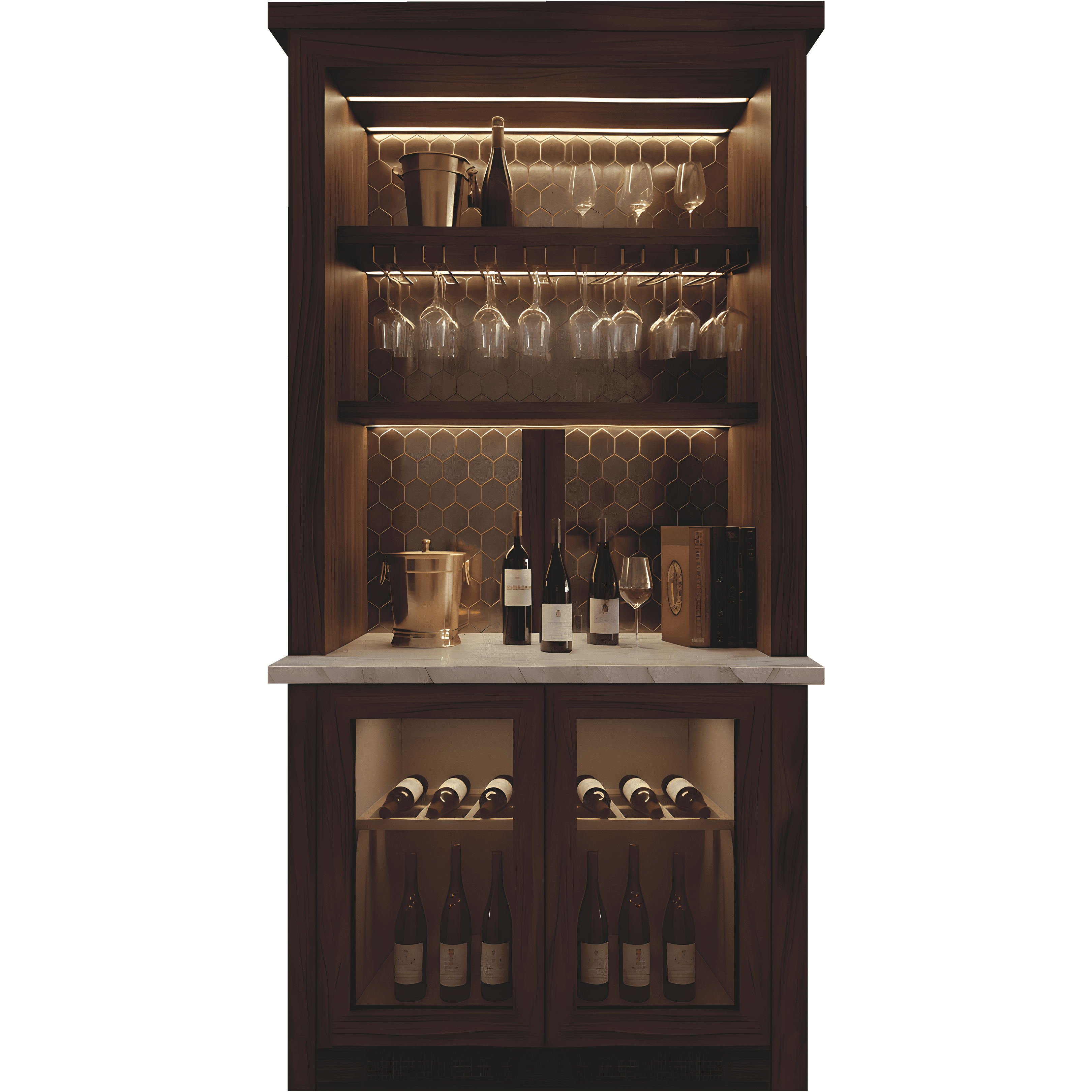SP13615 Elegant At Home Personal Wine Sherry Bar Cardboard Cutout ...