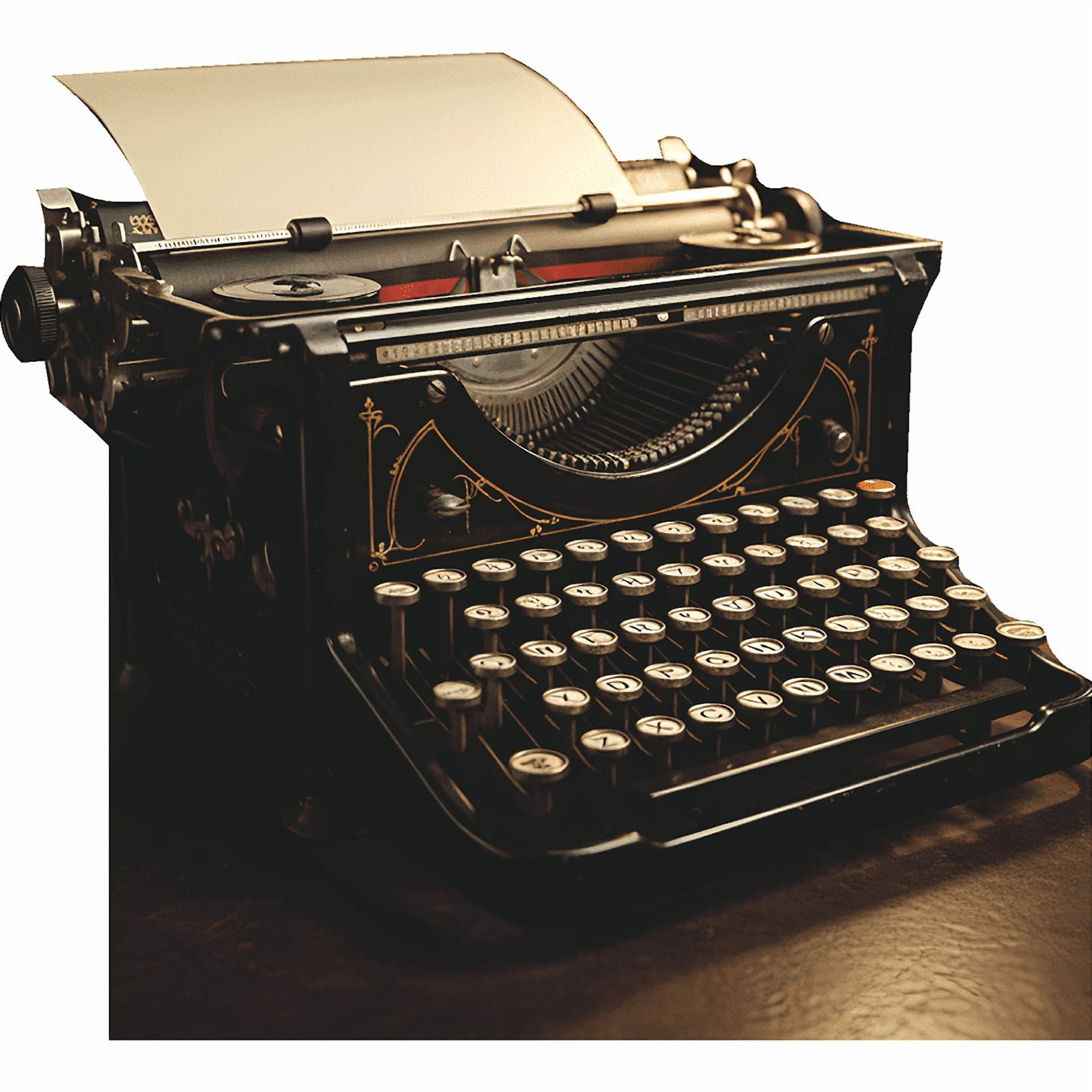 SP13629 Old Fashioned Antique Early 1900s Typewriter Prop Cardboard ...