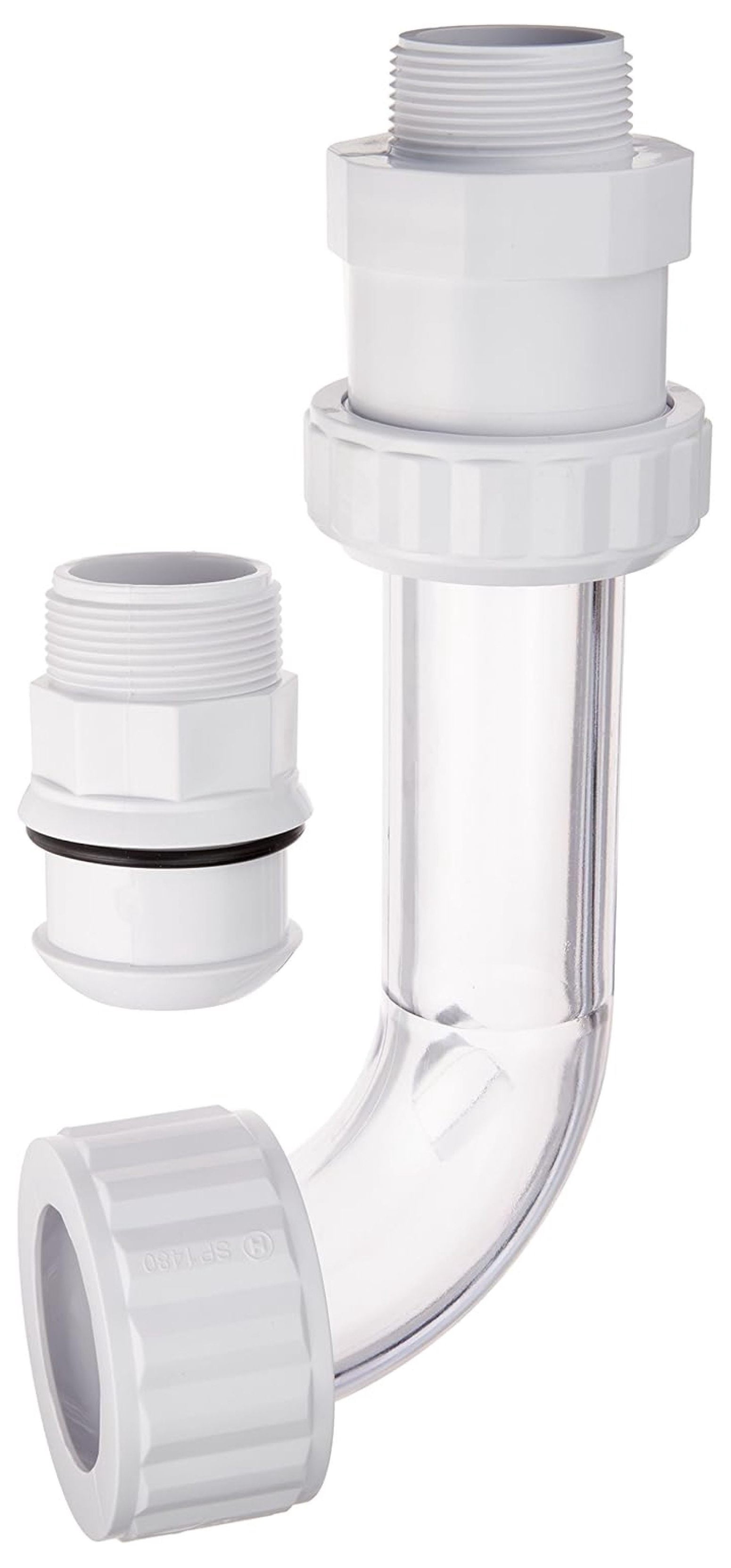 SP1486 1-1/2-Inch MIP Clear Self-Aligning Double Male End Union ...