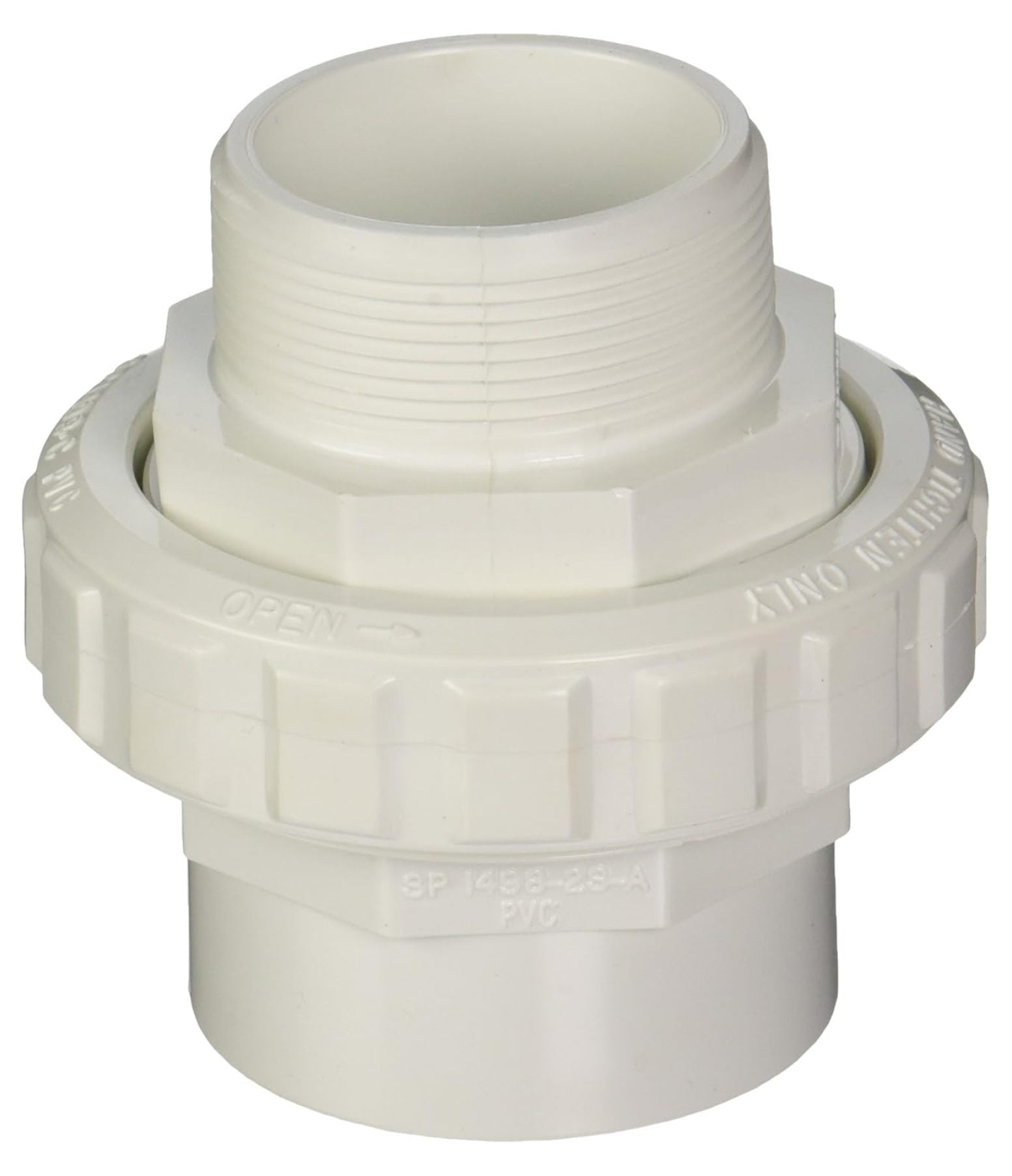 SP14983S 2-Inch MIP by 2-Inch Socket White PVC Flush Male/Female Socket ...