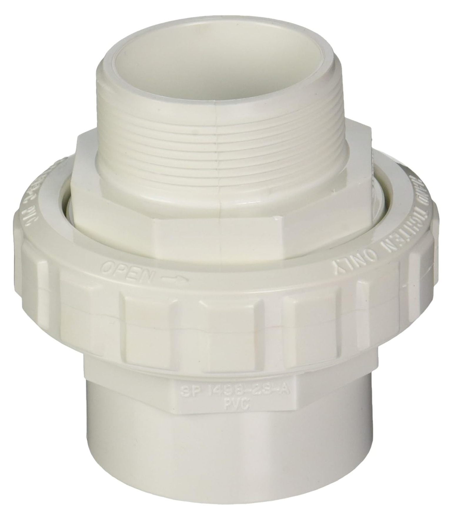 SP14983S 2-Inch MIP by 2-Inch Socket White PVC Flush Male/Female Socket ...