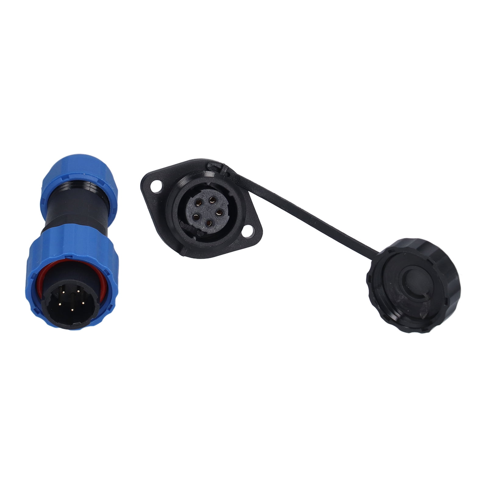 SP16 Flange Waterproof Aviation Plug Socket IP68 Male and Female Butt ...