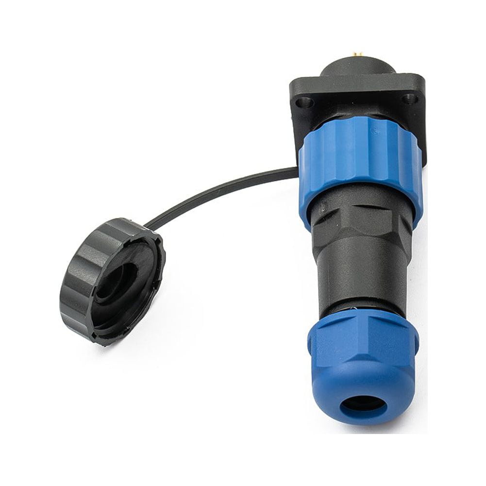 SP16 Square Panel Mount IP68 Waterproof Plug & Socket Circular ...