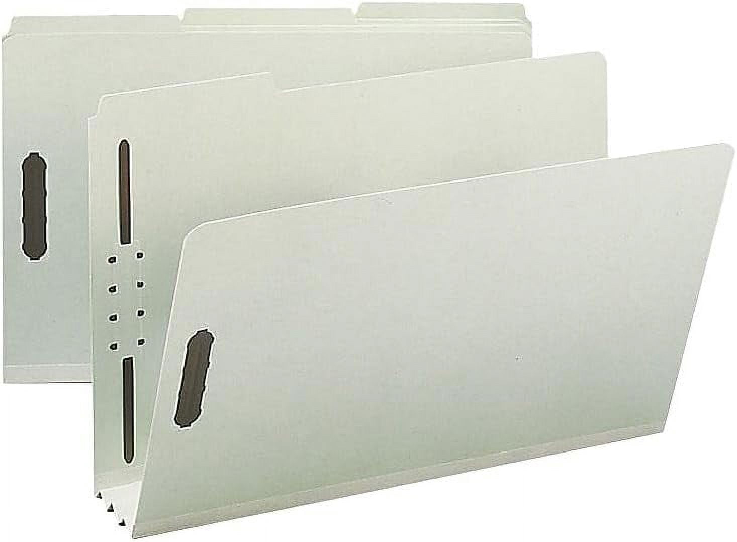 SP17236 Pressboard Fastener Folder,3 Exp,1/3 Tab,Legal,25/BX,GYGN ...