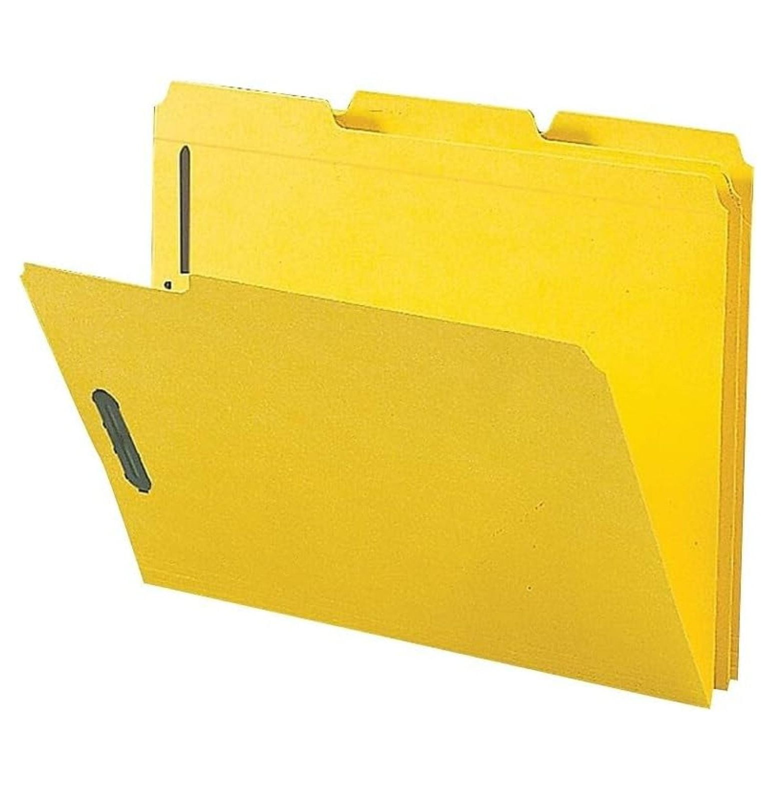 SP17270 Fastener Folders,w/ 2-Ply Tab,1/3 Ast Tab,50/BX,Ltr,Yellow ...