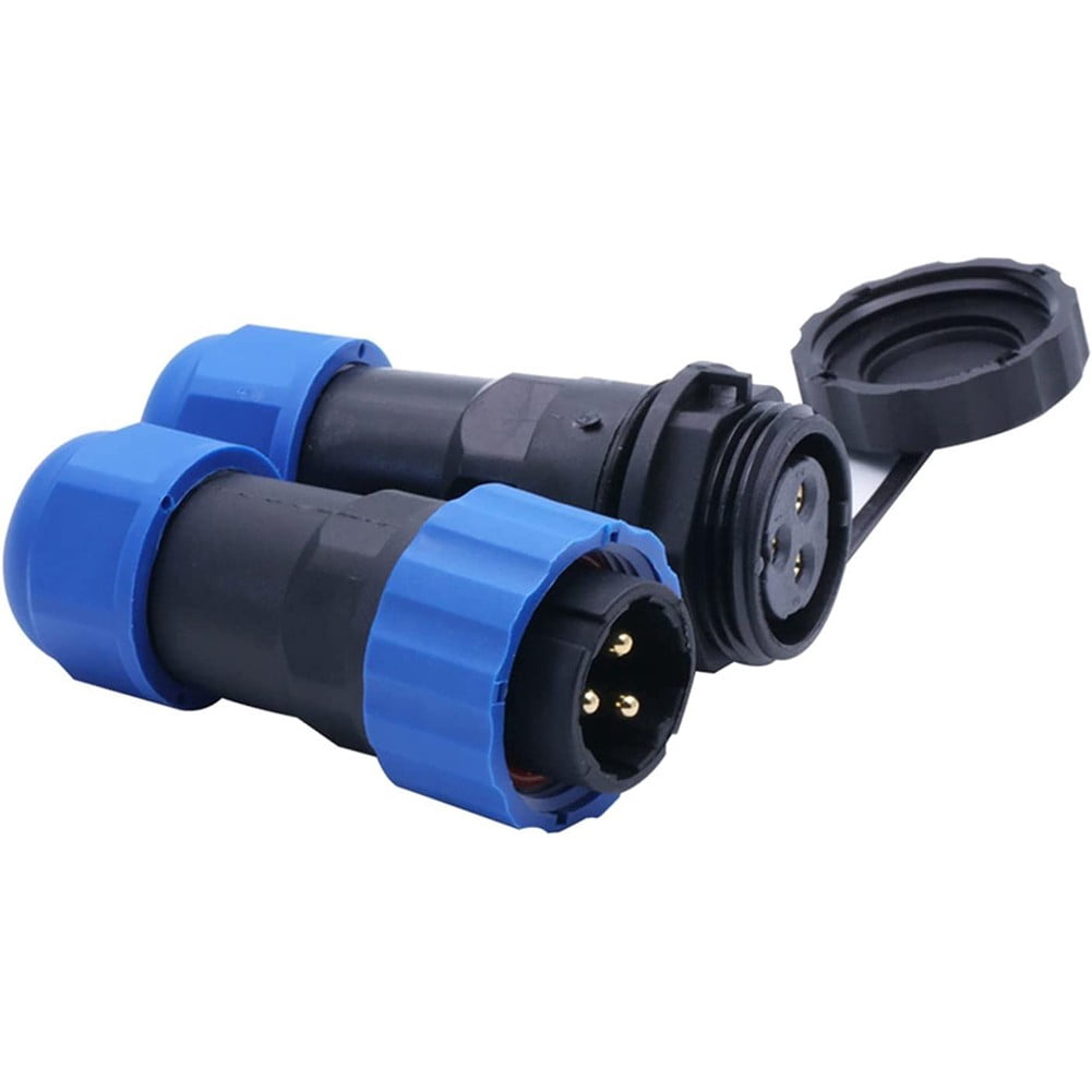 Sp20 Ip68 Waterproof 2 To 14 Pin And Socket Inline Connector Aviation ...