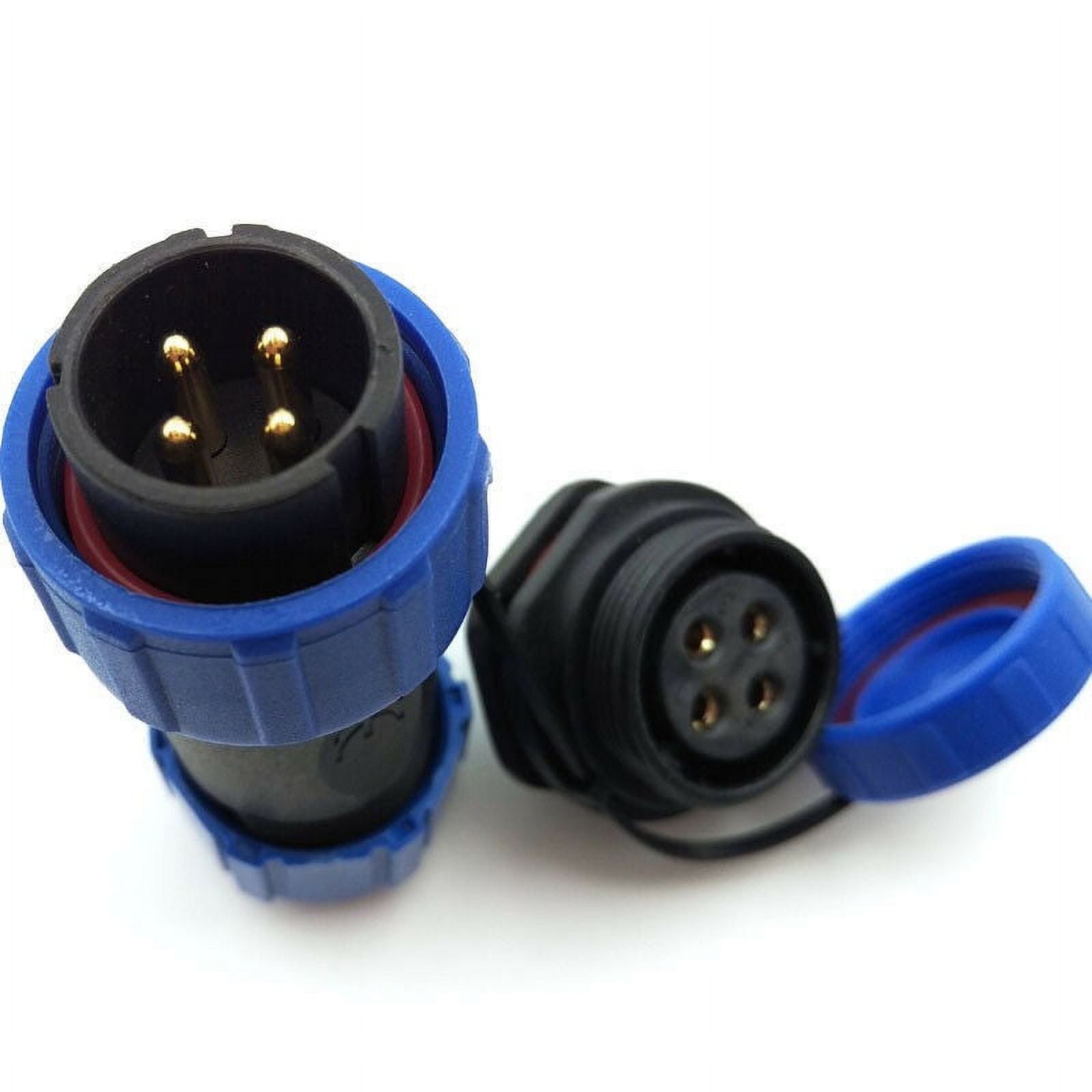 SP21 4Pin Waterproof Aviation Cable Connector,Power Connector Plug ...
