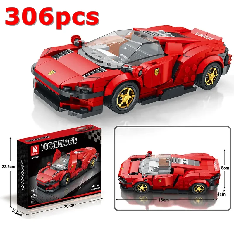 SP3 Model Sports Car Building Blocks Technical Racing Vehicle Supercar ...