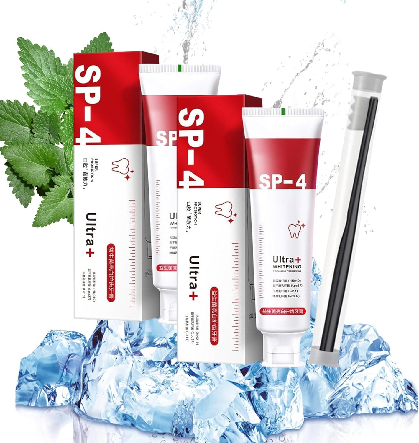 SP4-Probiotic Enhanced Teeth Whitening Toothpaste, SP-4 Ultra Whitening ...