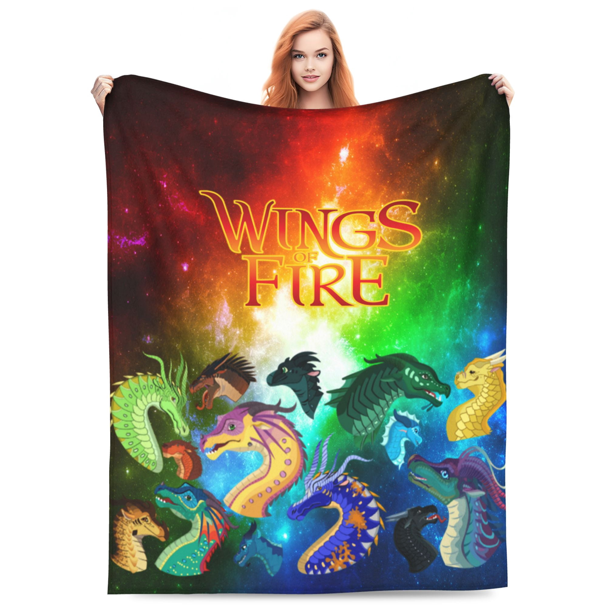 Wings Dragon Fire Bed Blanket 3D Printed Throw Blanket Lightweight ...