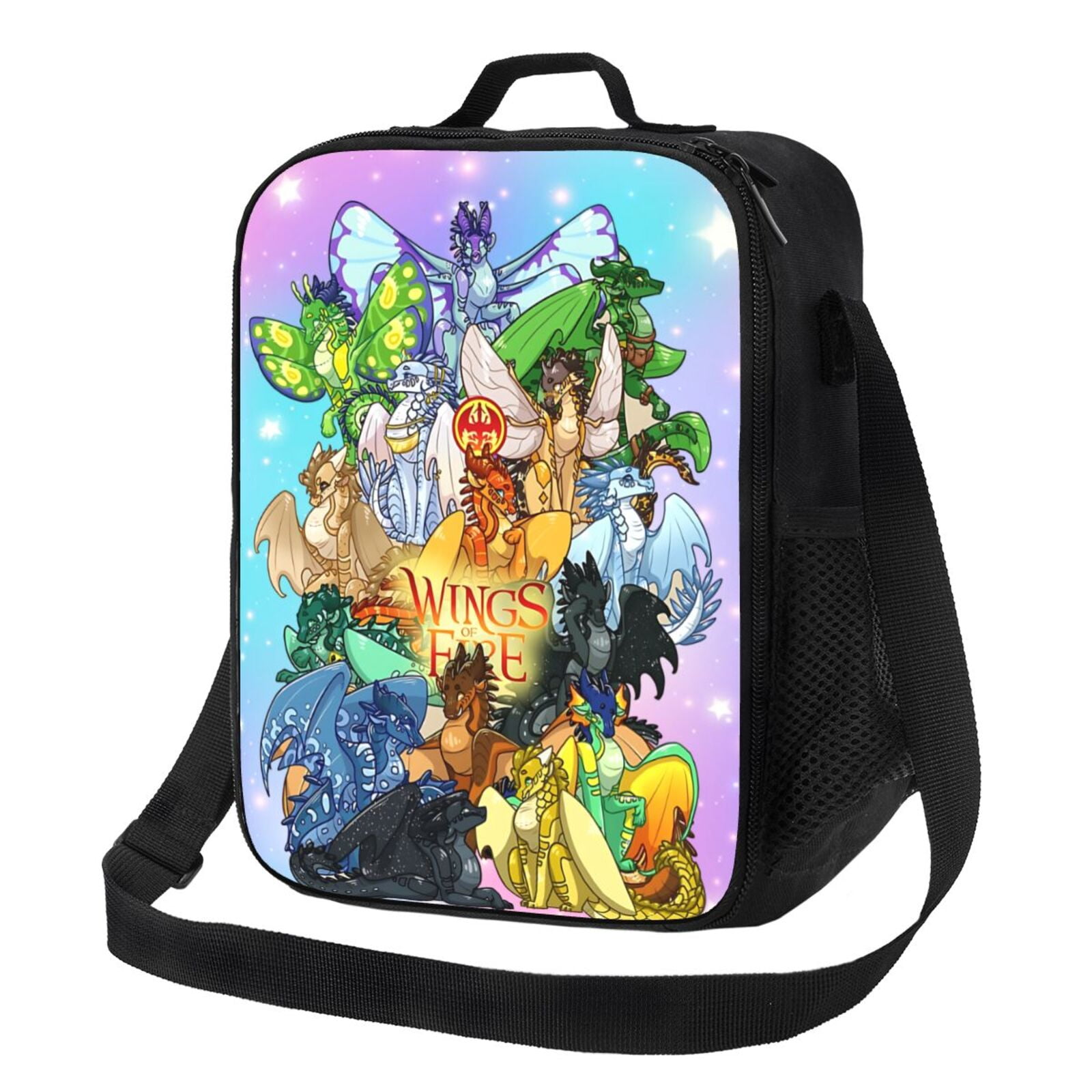Wings Dragon Fire Lunch Box Insulated Lunch Bag Cute Lunch Box Suitable ...