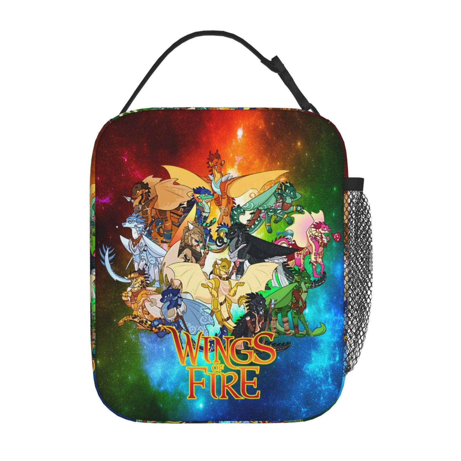 Wings Dragon Fire Lunch Box Insulated Lunch Bag Cute Lunch Box Suitable ...
