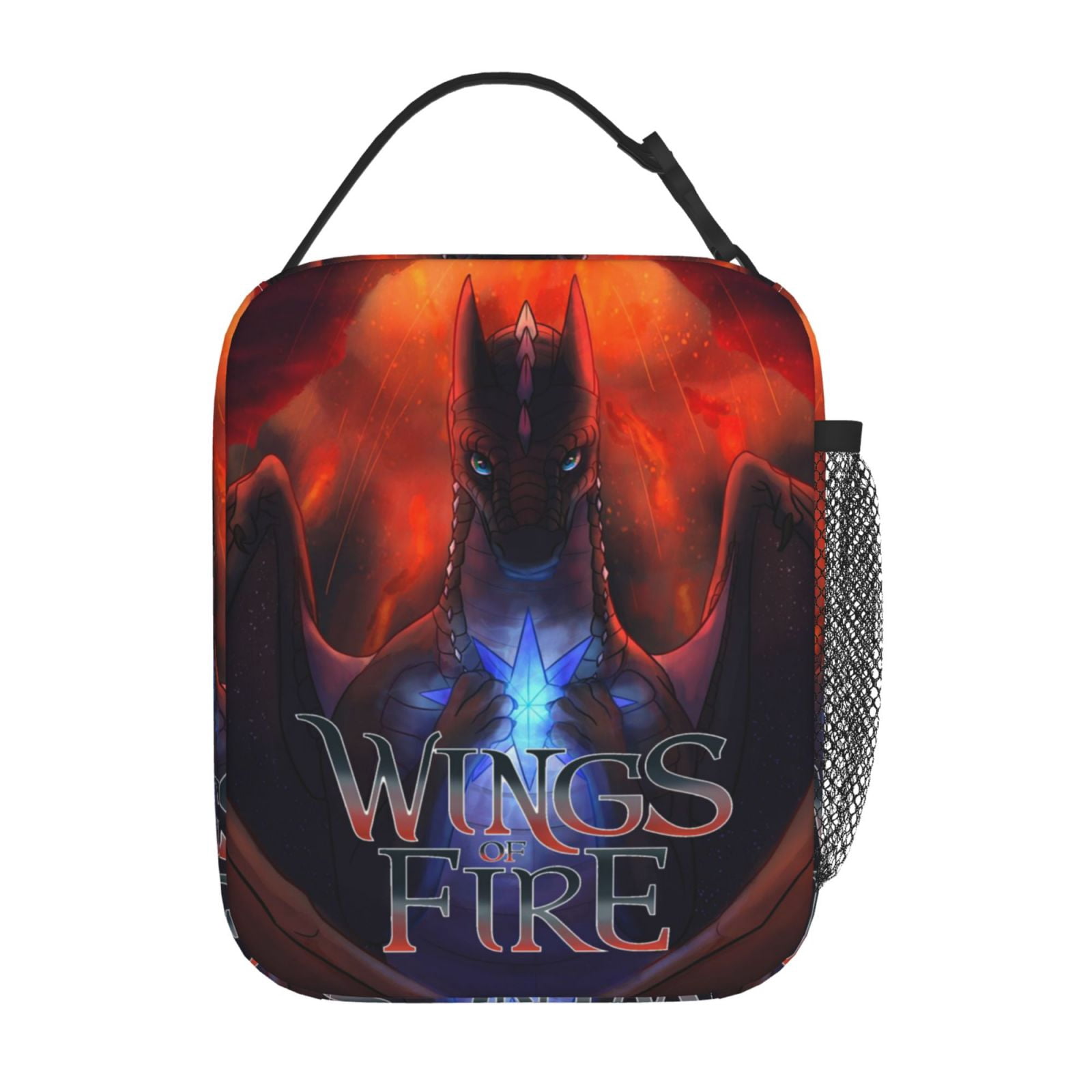 Wings Dragon Fire Lunch Box Insulated Lunch Bag Cute Lunch Box Suitable ...