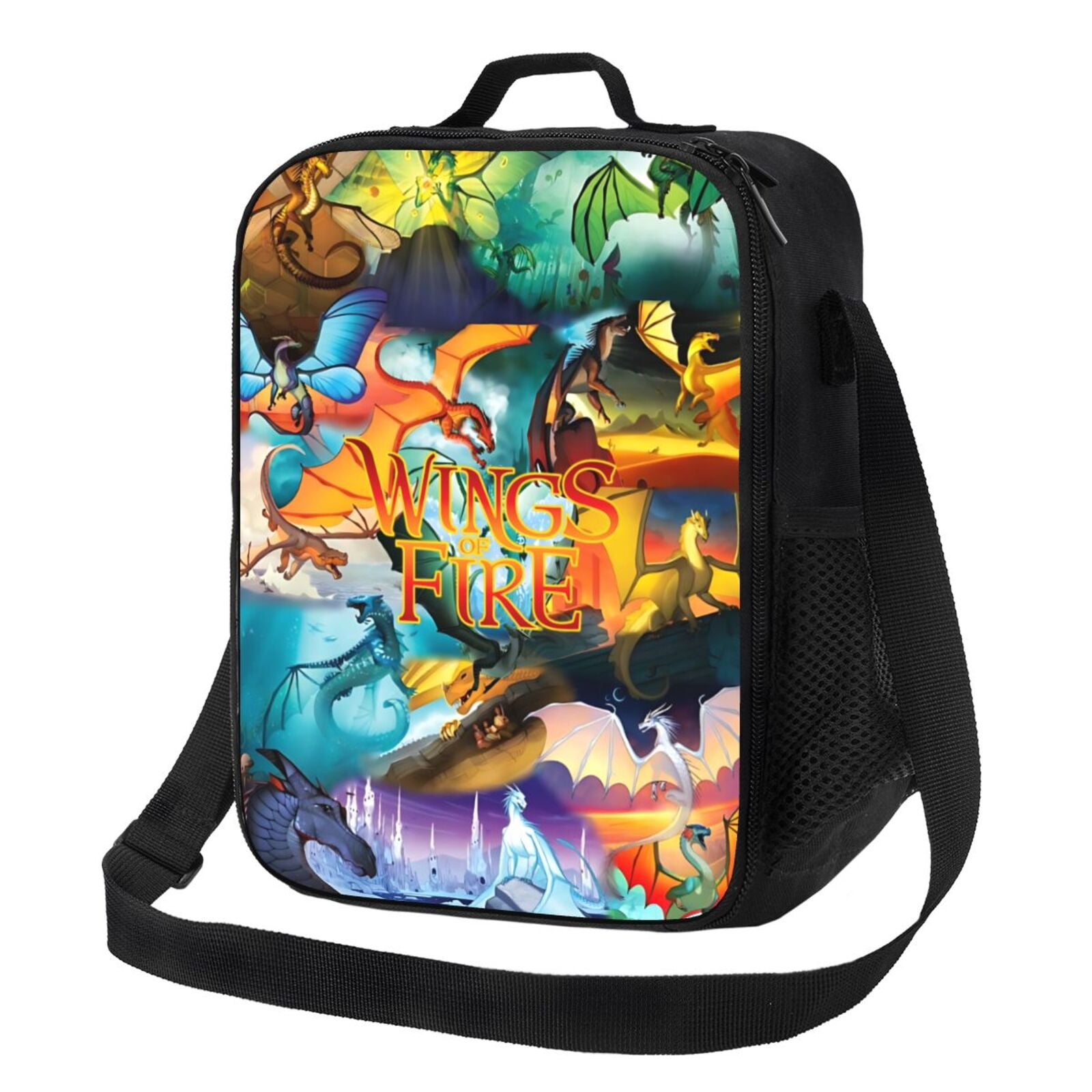 Wings Dragon Fire Lunch Box Insulated Lunch Bag Cute Lunch Box Suitable ...