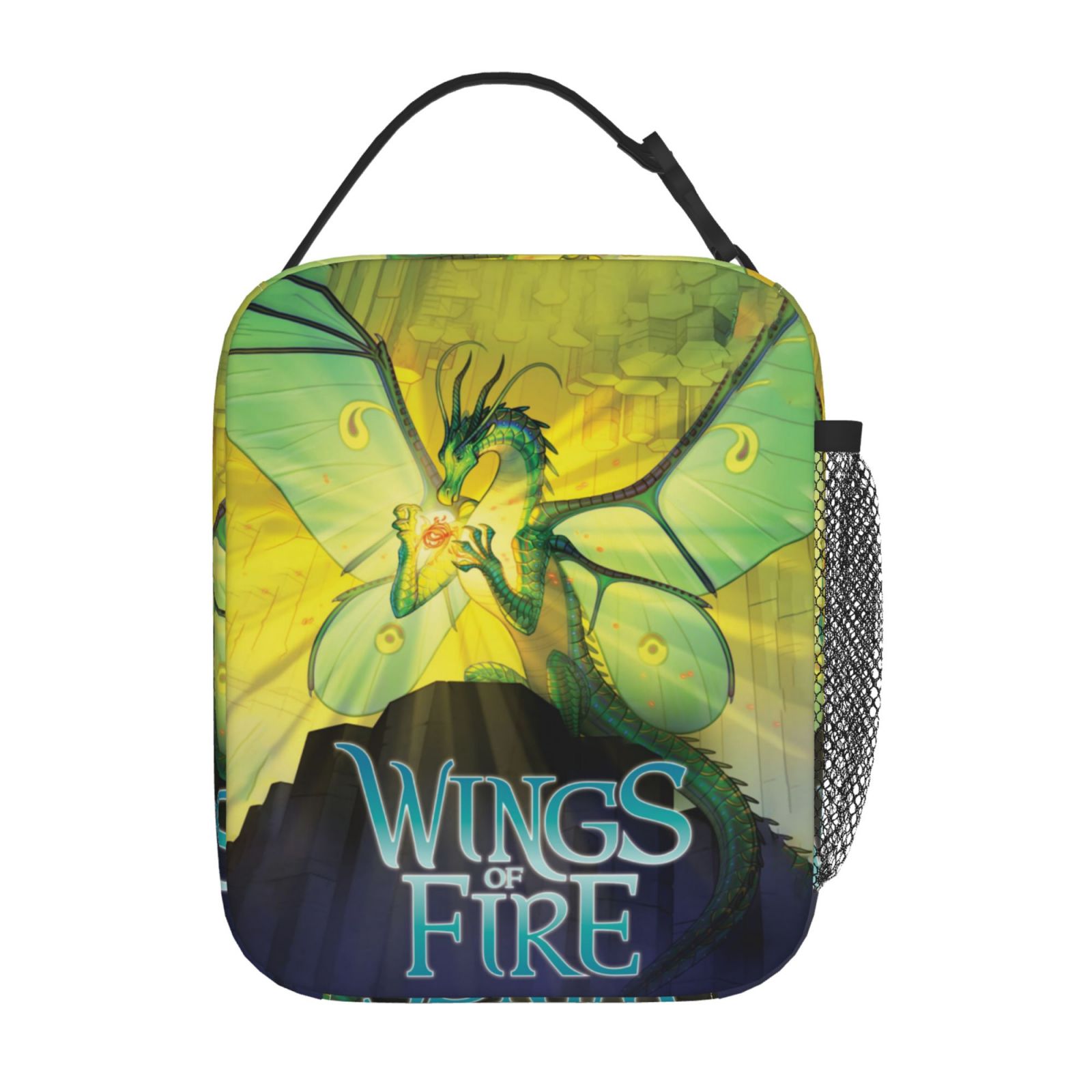 Wings Dragon Fire Lunch Box Insulated Lunch Bag Cute Lunch Box Suitable ...