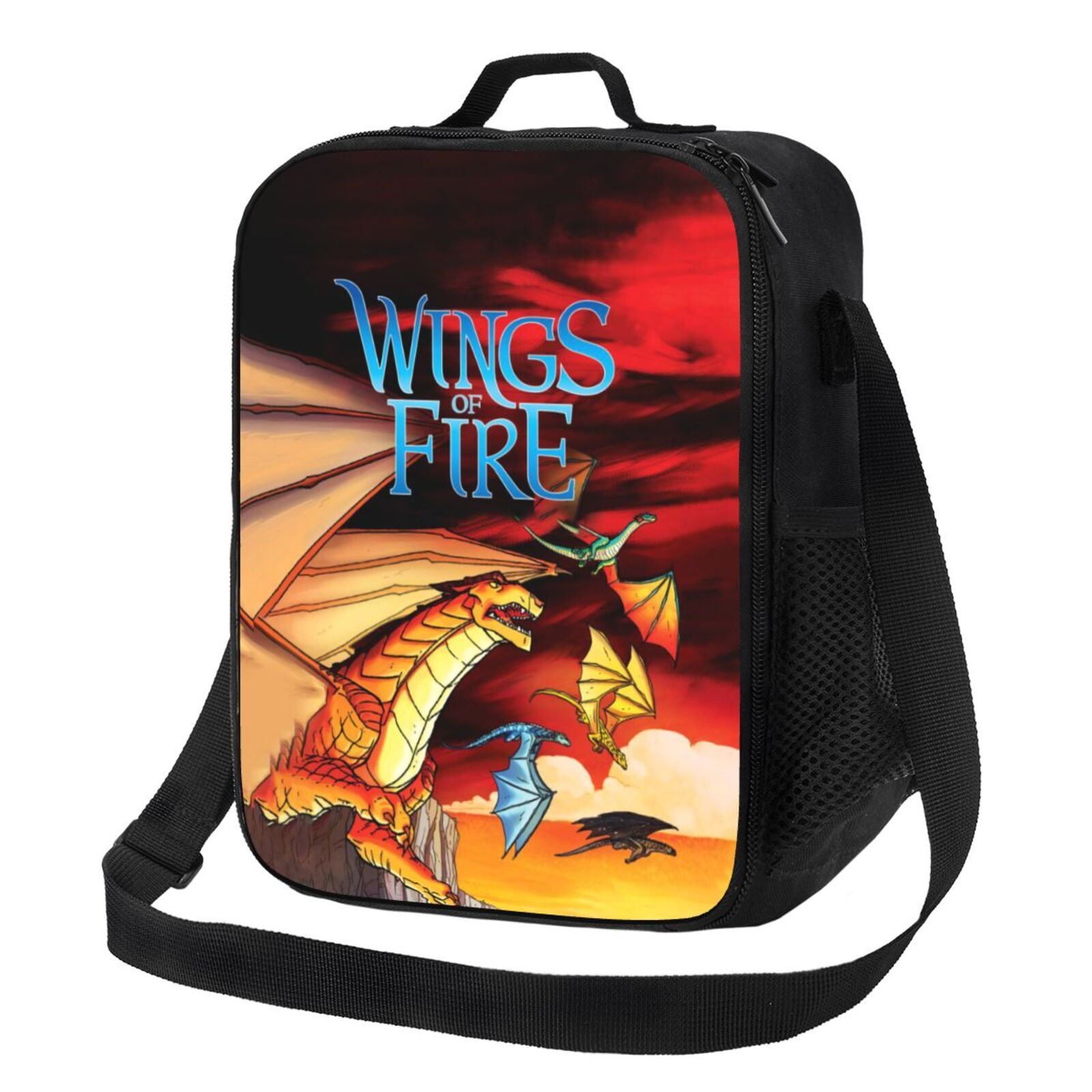 Wings Dragon Fire Lunch Box Insulated Lunch Bag Cute Lunch Box Suitable ...