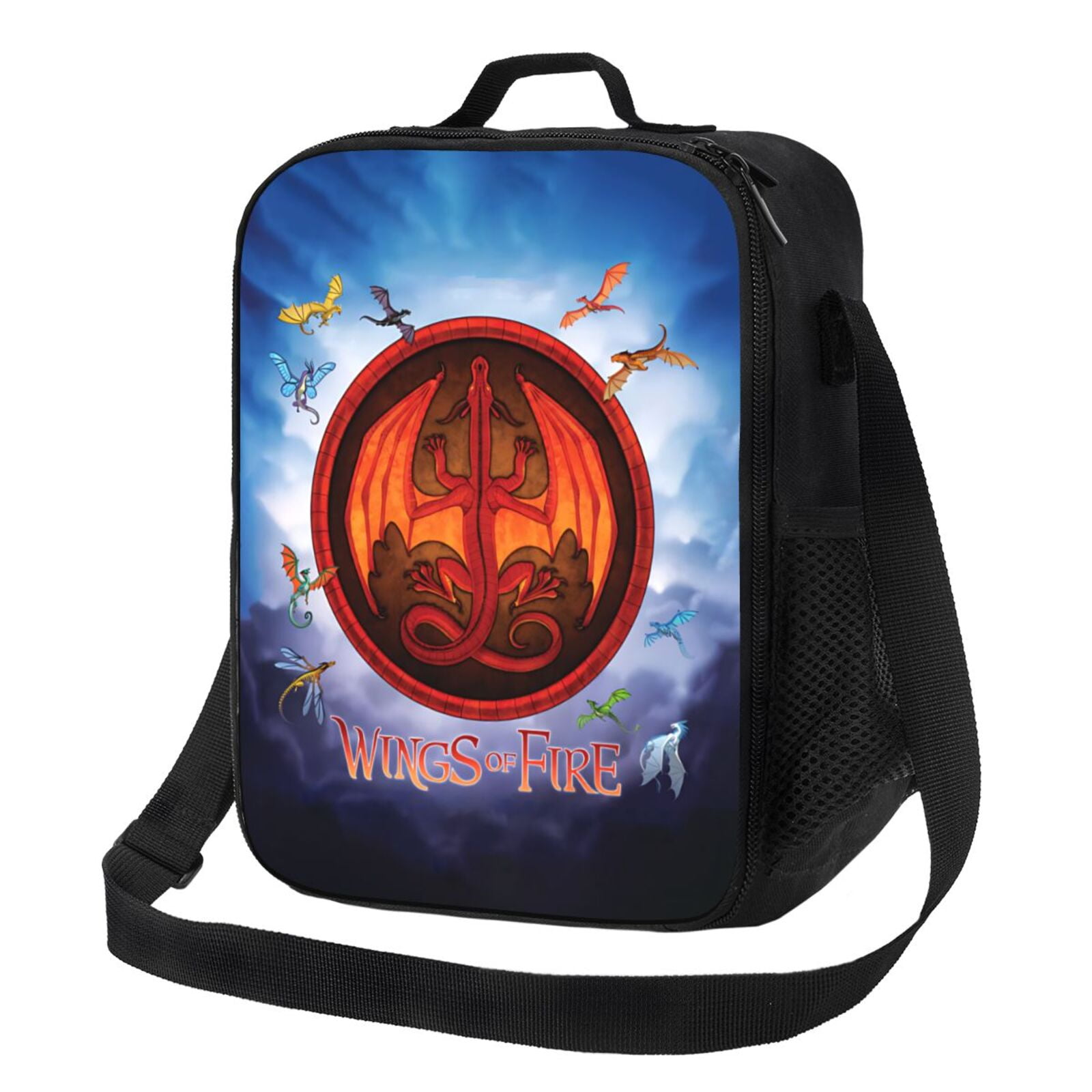 Wings Dragon Fire Lunch Box Insulated Lunch Bag Cute Lunch Box Suitable ...