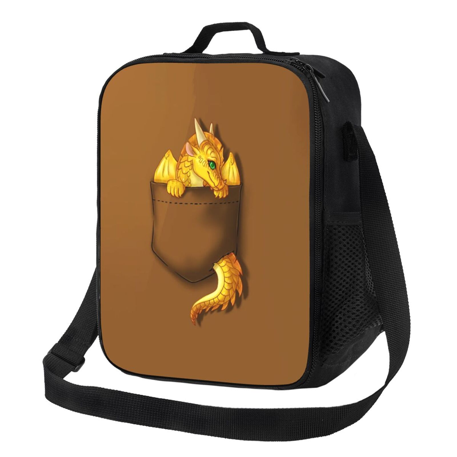 Wings Dragon Fire Lunch Box Insulated Lunch Bag Cute Lunch Box Suitable ...
