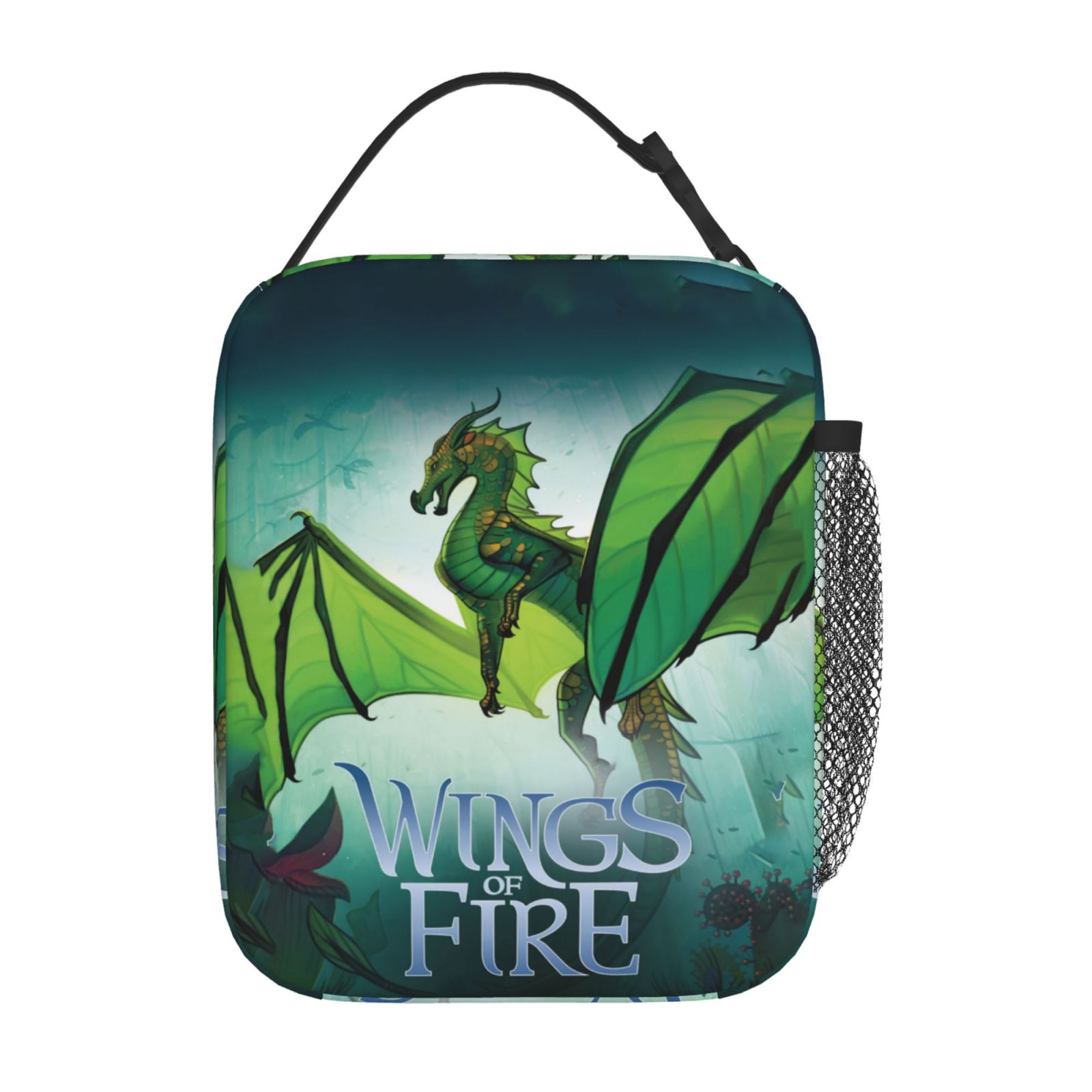 Wings Dragon Fire Lunch Box Insulated Lunch Bag Cute Lunch Box Suitable ...