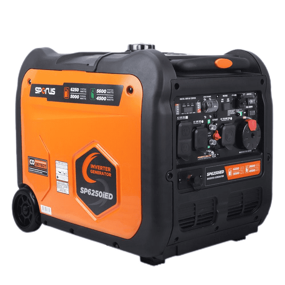 SP6250IED Generator, Electric Start, 120V 240V Full Power Output, Wheel ...