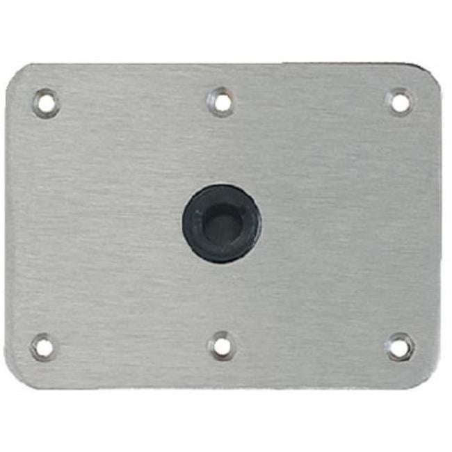 SP64839 4 x 8 in. Stainless Steel Base Plate - Walmart.com