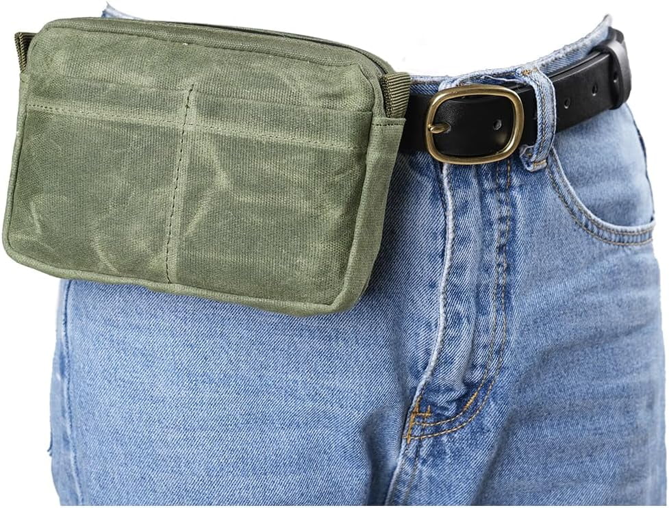 SP8 Belt Pouch for Men, EDC Bellt Pouch with Zipper, Waist Pack EDC ...