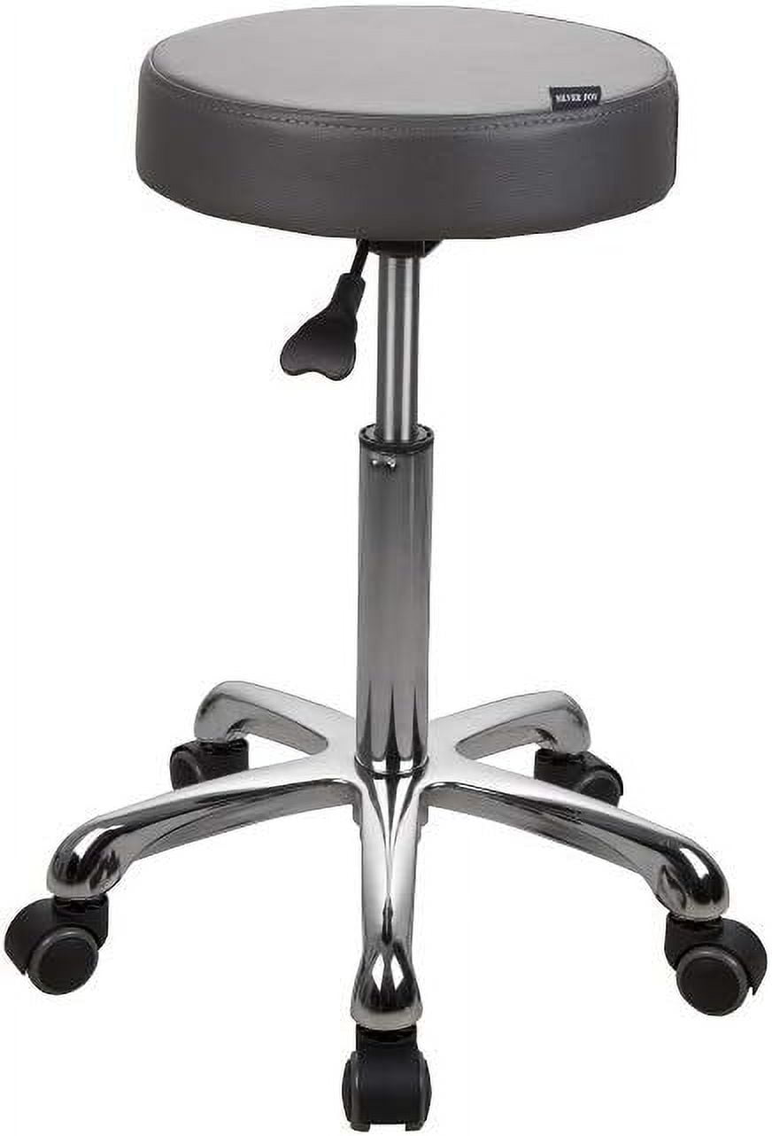 SPA NUMA Button Stool with Metal Base (Grey) - Walmart.com