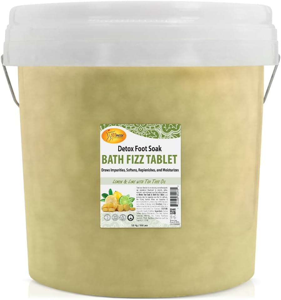 SPA REDI - Bath Fizz Tablets - Lemon Scented - 2500 Tablets - 3 Gal ...