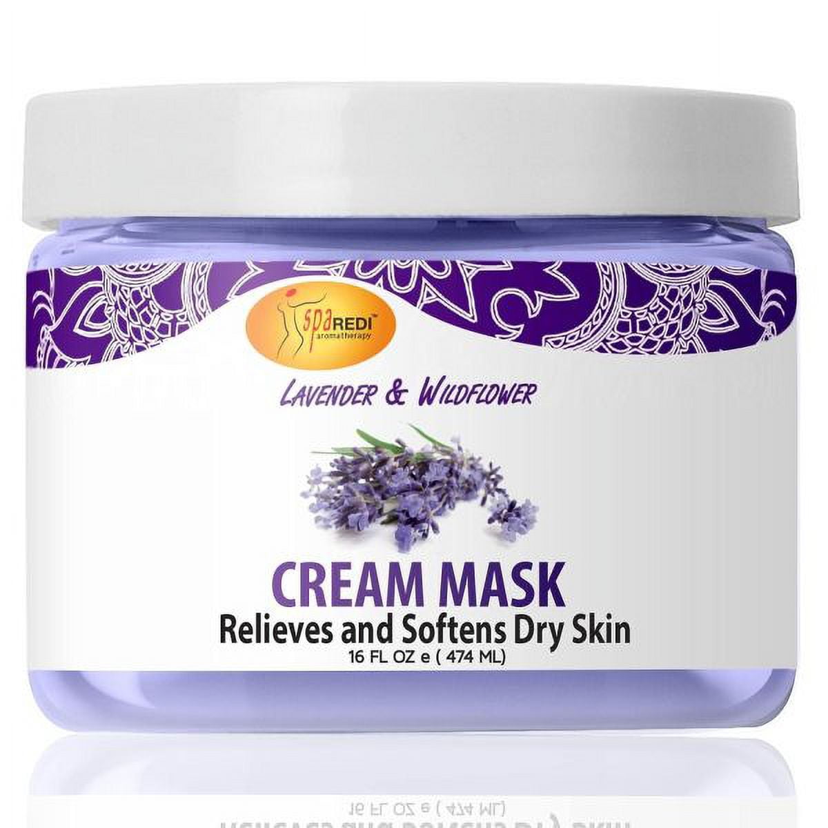 Spa Redi Body and Foot Cream Mask, Lavender and Wildflower, Hydrating ...
