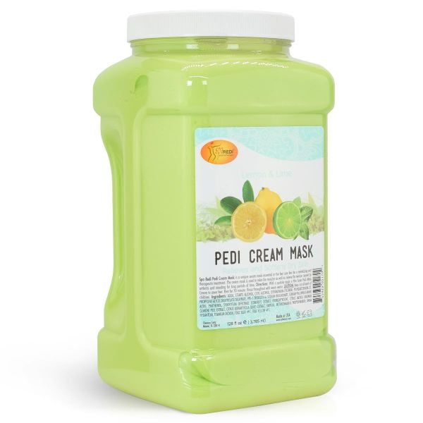 SPA REDI - Body and Foot Cream Mask, Lemon, 128 Oz - Pedicure Massage ...