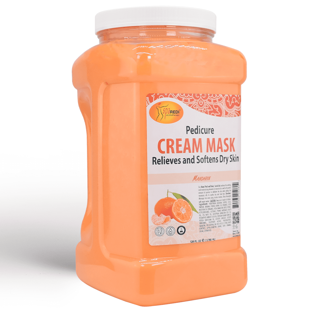SPA REDI - Body and Foot Cream Mask, Mandarin, 128 Oz - Pedicure ...