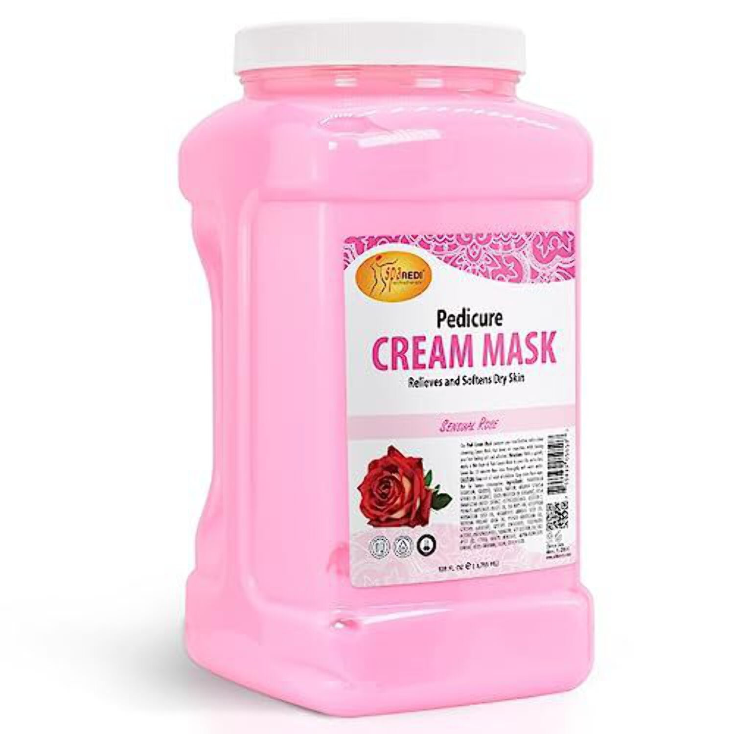 SPA REDI - Body and Foot Cream Mask, Sensual Rose, 128 Oz - Pedicure ...