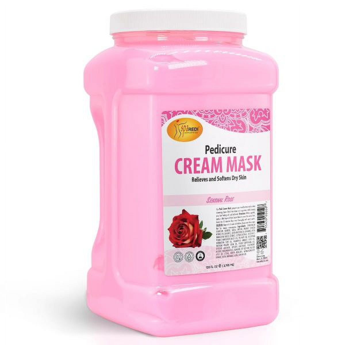SPA REDI - Body and Foot Cream Mask, Sensual Rose, 128 Oz - Pedicure ...