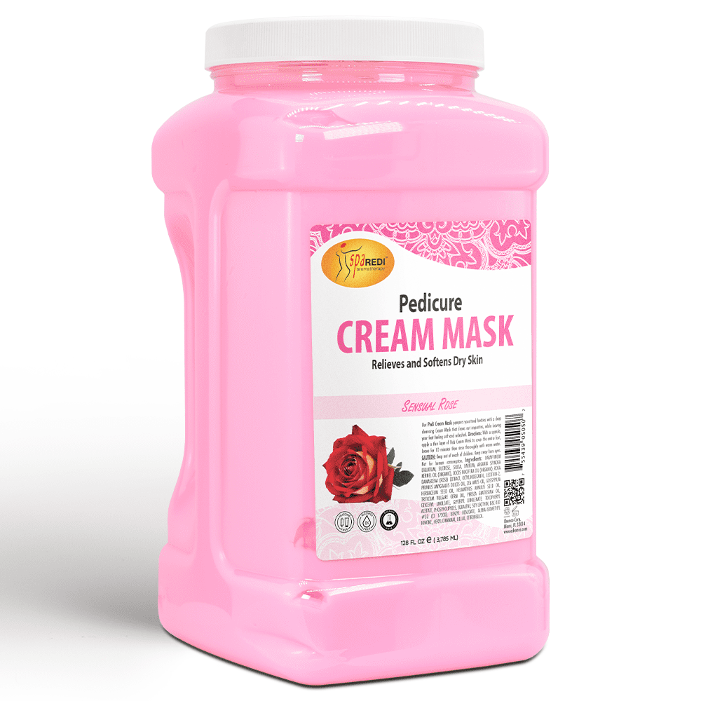 SPA REDI - Body and Foot Cream Mask, Sensual Rose, 128 Oz - Pedicure ...