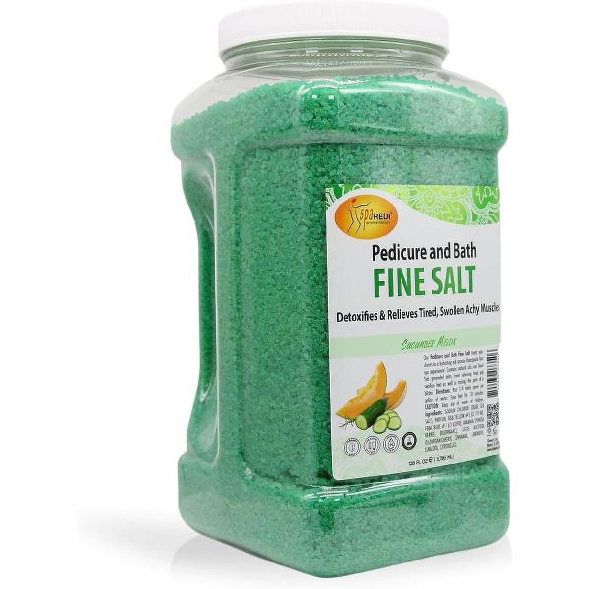 Spa Redi Detox Foot Soak Salt, Cucumber Melon, Mineral-Rich Bath Salt ...