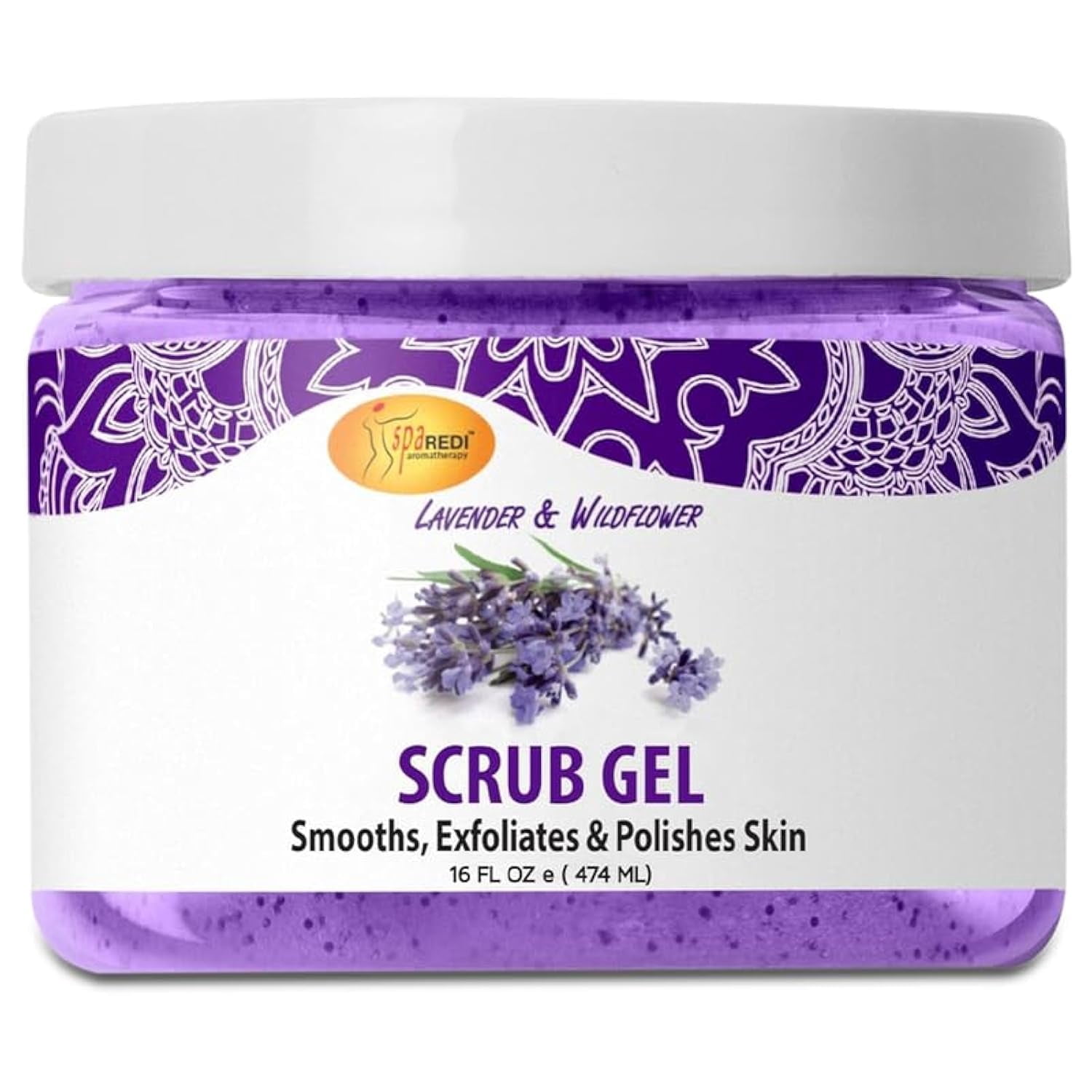 SPA REDI - Exfoliating Scrub Pumice Gel, Lavender and Wildflower, 16 Oz ...