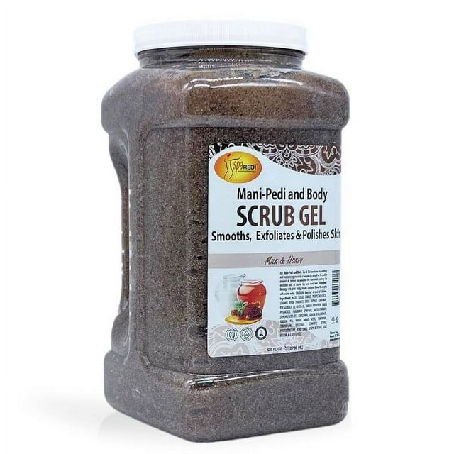 SPA REDI - Exfoliating Scrub Pumice Gel, Milk and Honey, 128 Oz ...