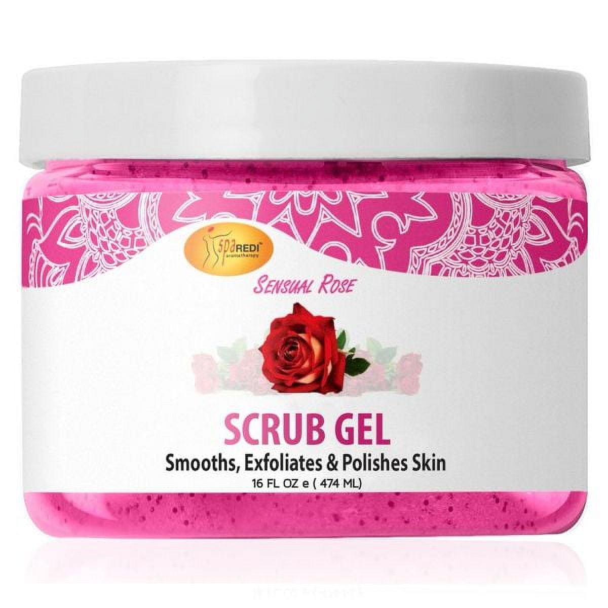 SPA REDI – Exfoliating Scrub Pumice Gel, Sensual Rose, 16 oz - Manicure ...