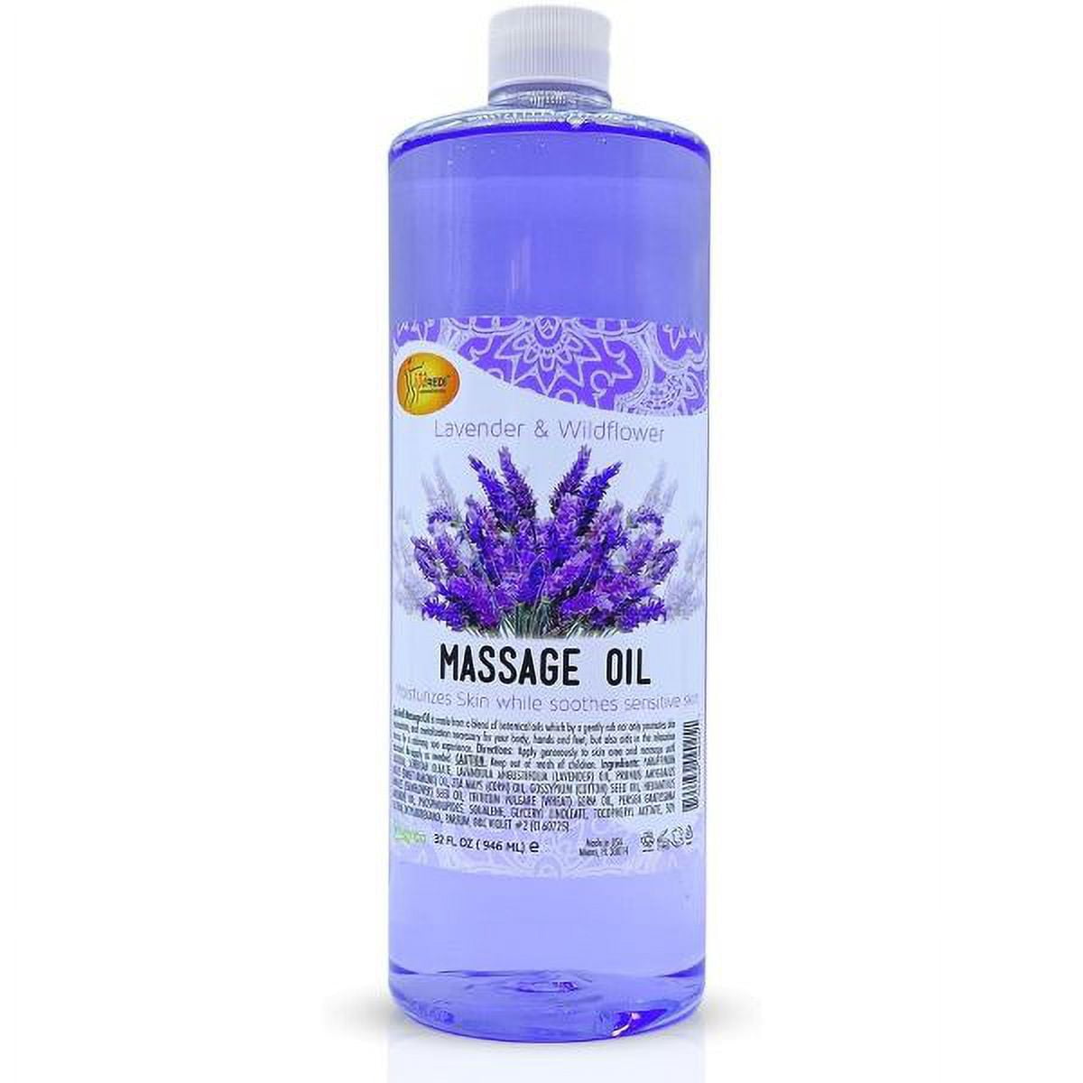 Spa Redi Massage Oil Lavender 32 Oz Professional Full Body