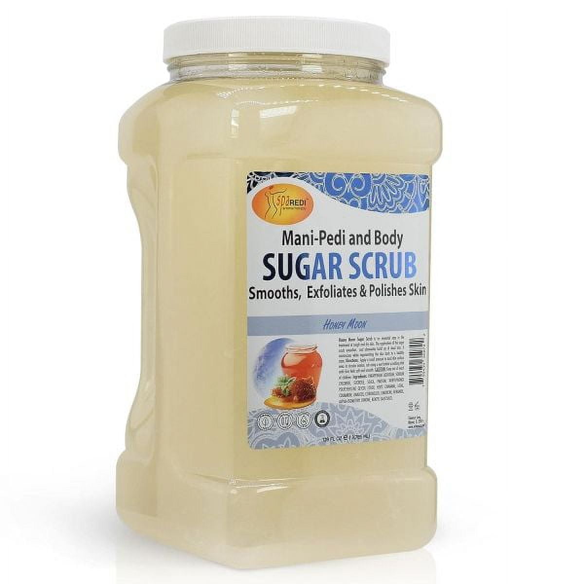 SPA REDI – Sugar Body Scrub, Honey, 128 Oz - Exfoliating, Moisturizing ...