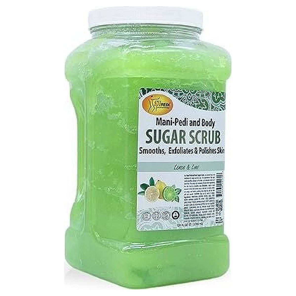 SPA REDI - Sugar Body Scrub, Lemon and Lime, 128 Oz, Exfoliating ...