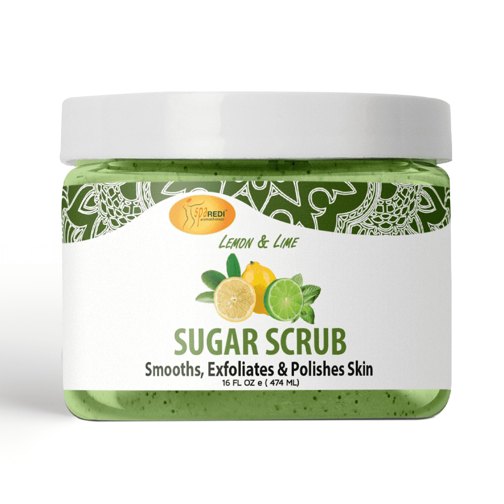 SPA REDI - Sugar Body Scrub, Lemon and Lime, 16 Oz, Exfoliating ...