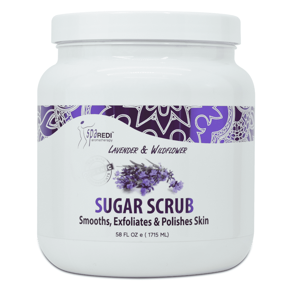 SPA REDI Sugar Scrub - Exfoliating, Moisturizing, Hydrating and ...