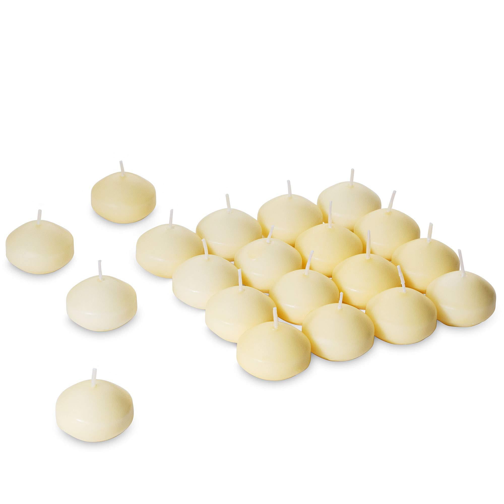 SPAAS Floating Candles | Set of 20 Ivory Floating Candles for ...