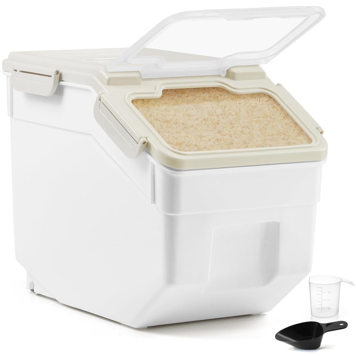 ABOUT SPACE 10Kg Rice Container Airtight Rice Storage Container with ...