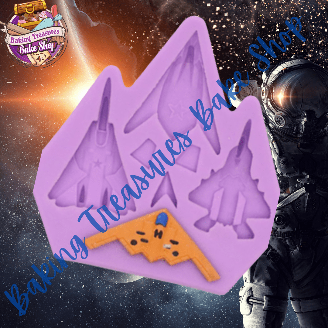 SPACE FORCE SHIPS Silicone Mold - 4 Unique Designs - 2in X 1 1/4in ...
