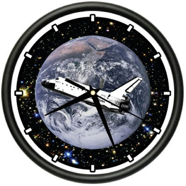 SPACE SHUTTLE Wall Clock astronomy astronaut nasa gift - Walmart.com