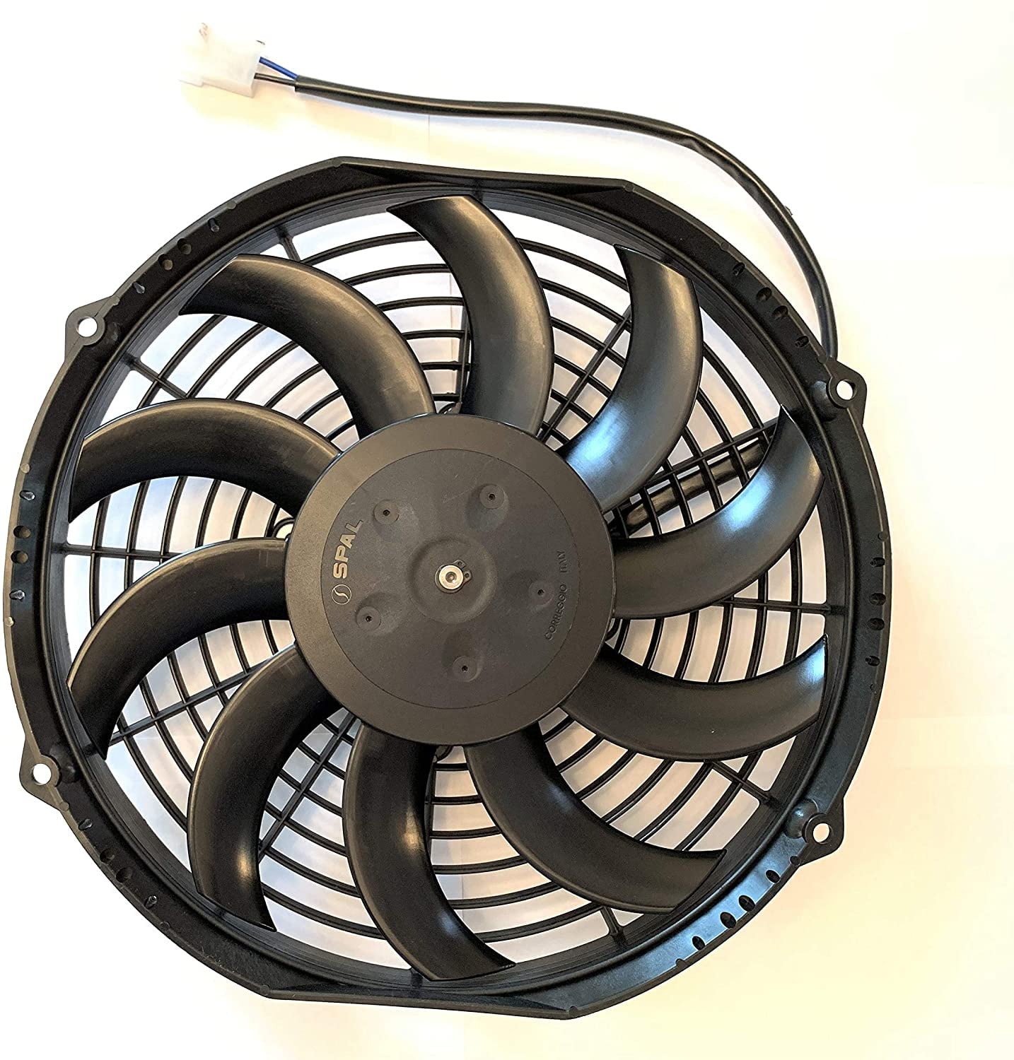 SPAL 30100435 10'' 12V High Performance Puller Fan with Curved Blades ...