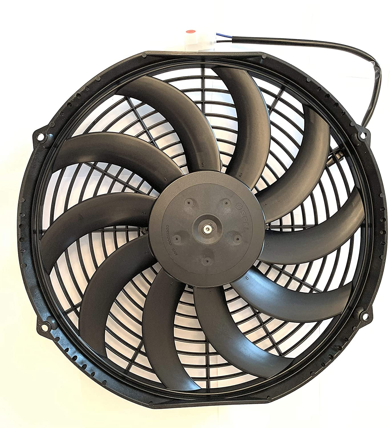 SPAL 30101522 12" Puller Fan 12 VOLT High Performance Curved Blades ...